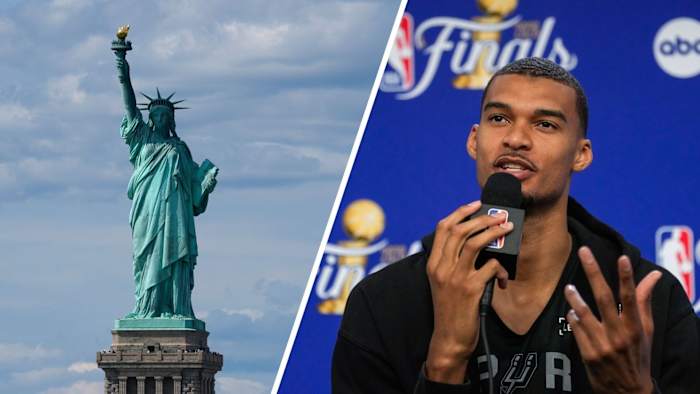 A gift from France: How Victor Wembanyama and the Statue of Liberty ...
