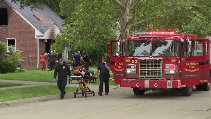 Resident injured after jumping from window to escape house fire on ...