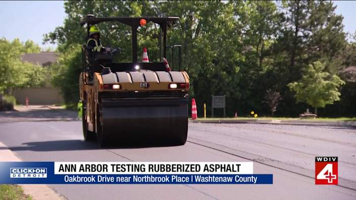 Ann Arbor tests rubberized asphalt