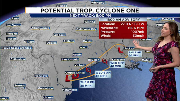 First tropical system of the 2026 Atlantic hurricane season forms in ...
