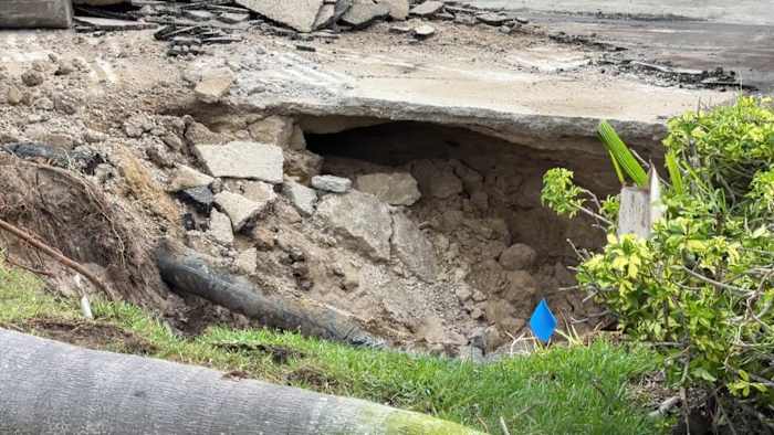 Road collapse in Palm Bay neighborhood sparks renewed debate over aging ...