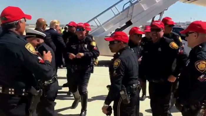 SAPD officers who wore Trump campaign hats to be disciplined, chief says
