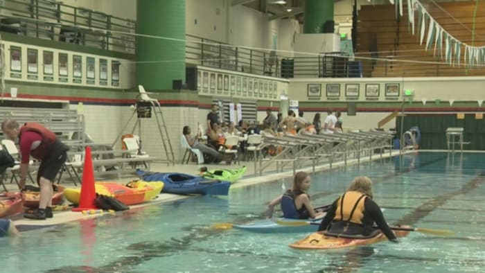 EMU swim clinic for those with physical disabilities