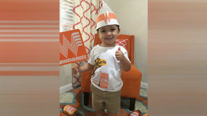 What a party! 3 year-old has an epic Whataburger party