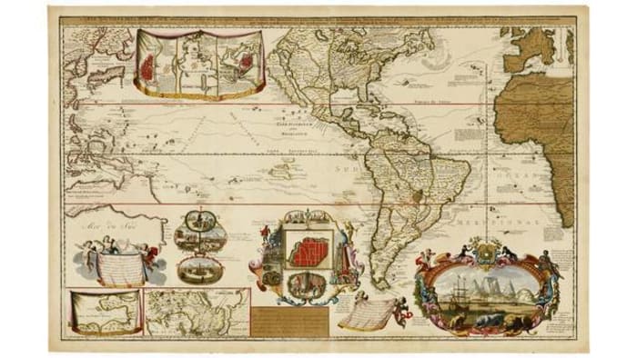 Replicas of rare, historic maps up for sale