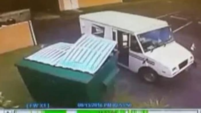 Fla. postal worker caught throwing mail in trash
