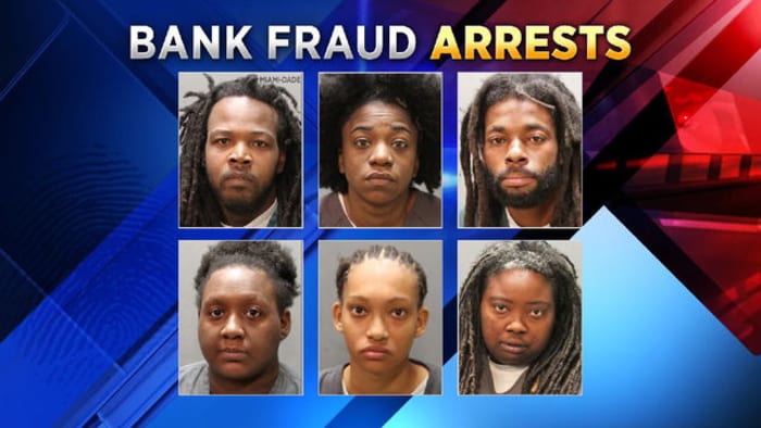 Police: 6 people arrested in bust of bank card fraud ring
