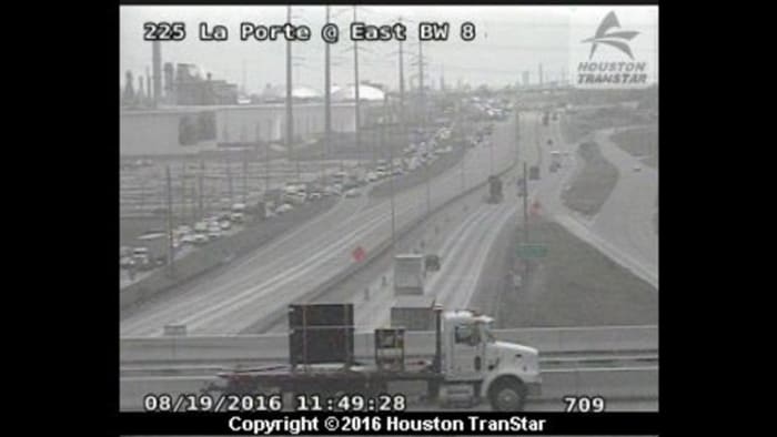 Highway 225 reopens at Beltway 8 east after downed power lines