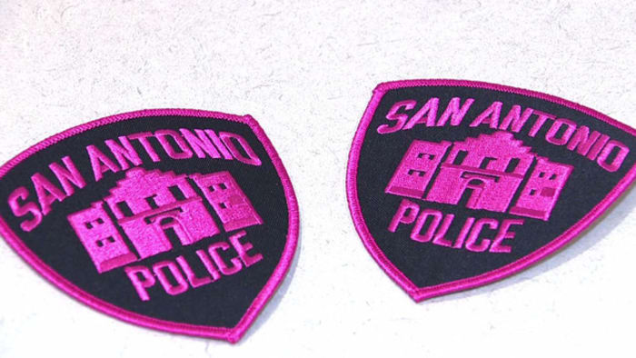 Pink and blue, SAPD adding color to uniforms for breast cancer awareness