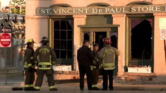 Reward offered for information about fire at Ann Arbor's St. Vincent de ...