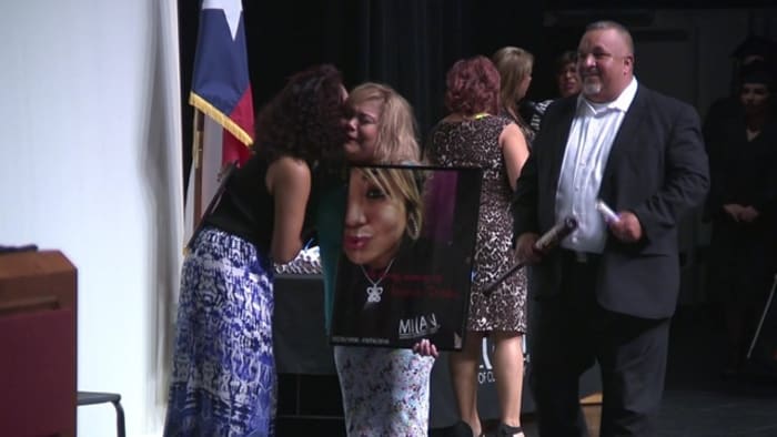 Student killed in car accident remembered at graduation ceremony