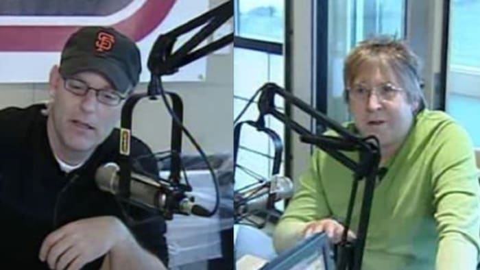 Drew and Mike: 'We've been dropped!'