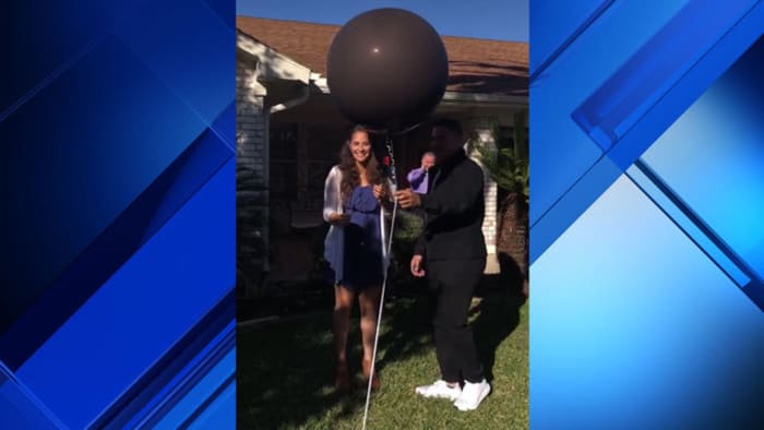 Video: Watch as confusing gender reveal leads to creative proposal