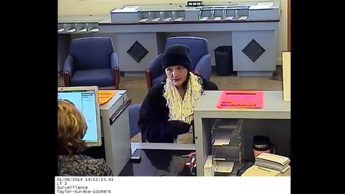 Woman arrested for allegedly robbing Taylor bank
