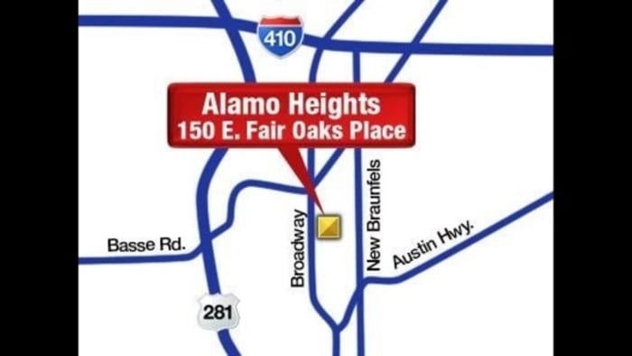 Alamo Heights Football Stadium Map