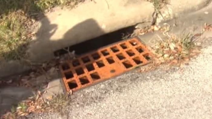 Missing storm grate problem near school now fixed