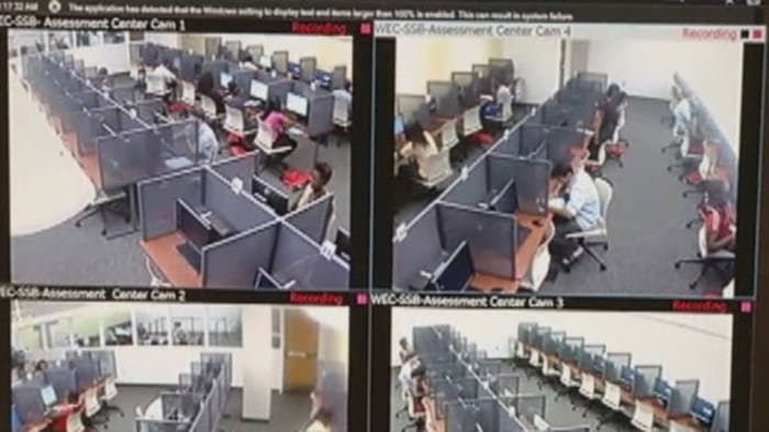 Cameras stop cheating in virtual classrooms