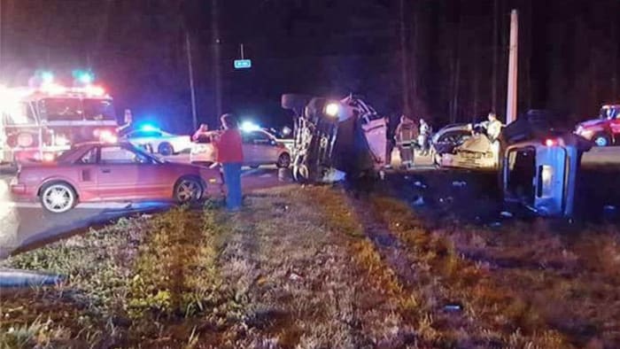 4 teens involved in Middleburg crash