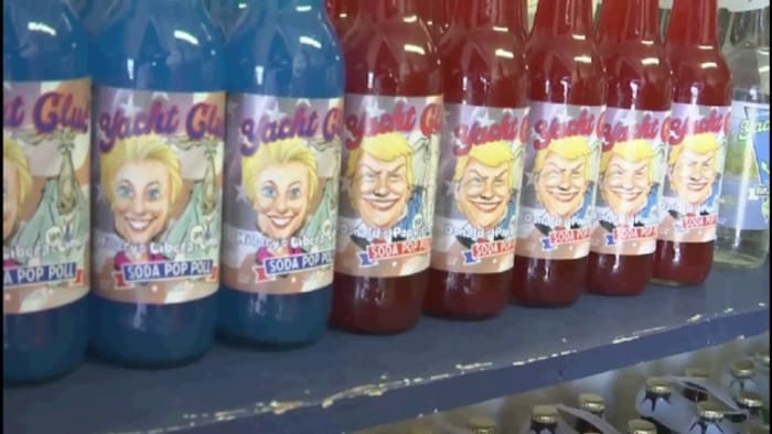 Rhode Island soda company makes Clinton, Trump soda