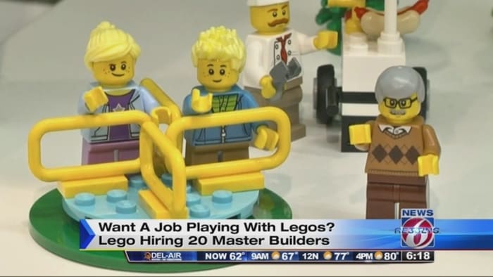 Get a job playing with Legos