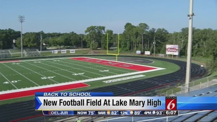 Lake Mary High School shows off new football field