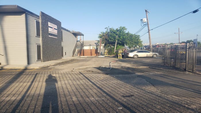 Firefighters put out gas meter fire at home near St. Mary's University