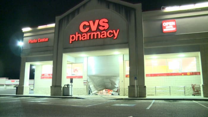 Pickup truck rams into CVS pharmacy in southwest Houston