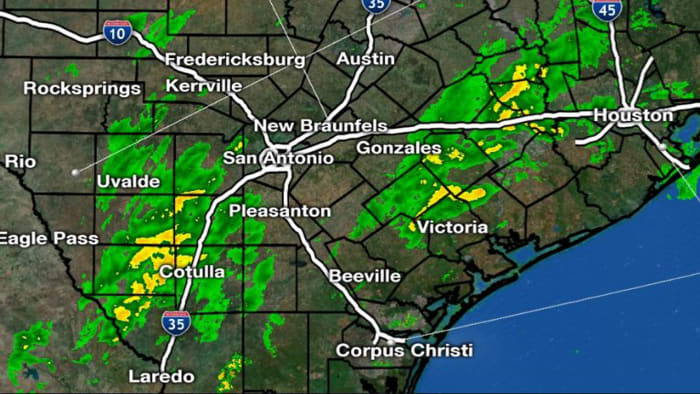 KSAT Weather: Rain until mid-morning, then sunshine this afternoon