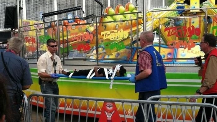 Girl, 3, falls off ride at Houston carnival