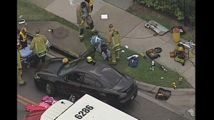 Lynx bus involved in crash; At least 11 injured