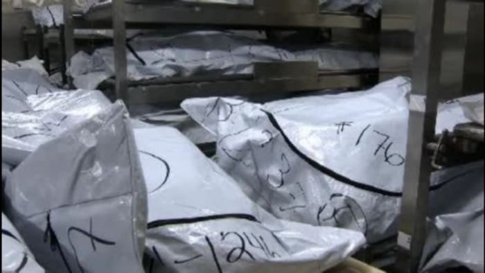 Unclaimed bodies pile up at Wayne County morgue