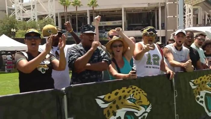 Jaguars open 8 training camp practices to fans