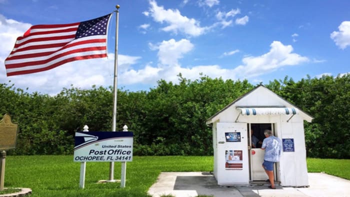Nation's smallest post office survives Hurricane Irma