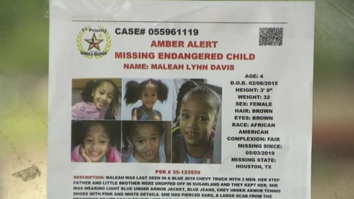 Reward offered in Maleah Davis case