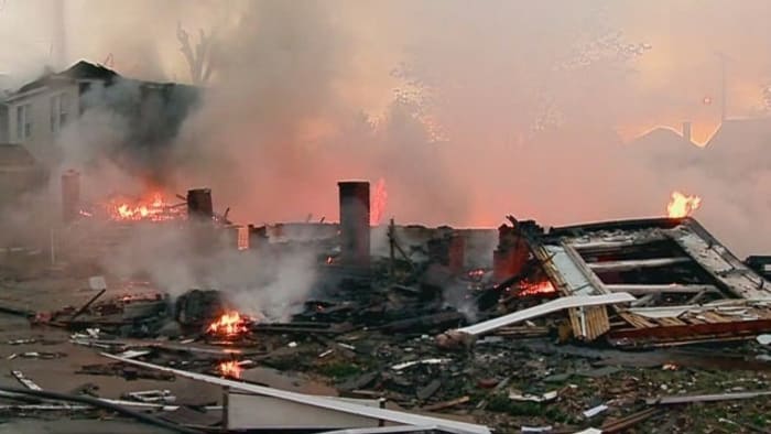 7 SW Detroit homes destroyed in explosion, fire