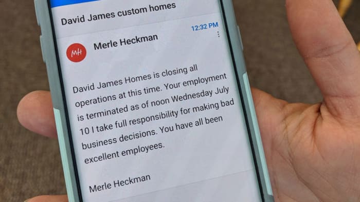 David James Homes closes for good citing 'bad business decisions'