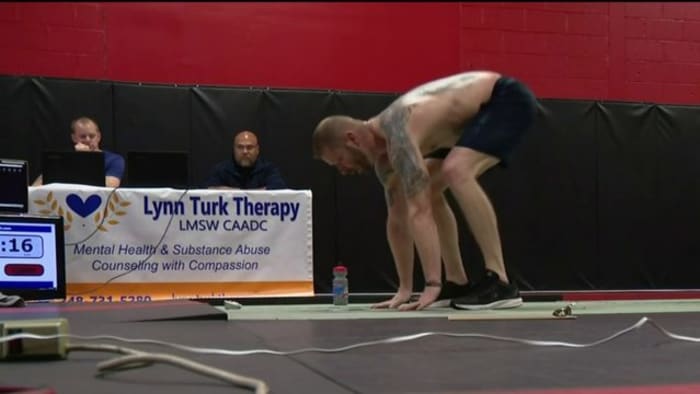 Michigan man sets world record for most burpees in 12 hours