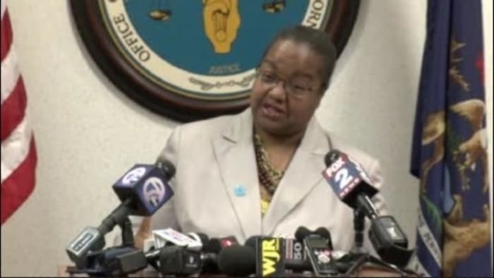 Wayne County Prosecutor Kym L. Worthy speaks out about layoffs
