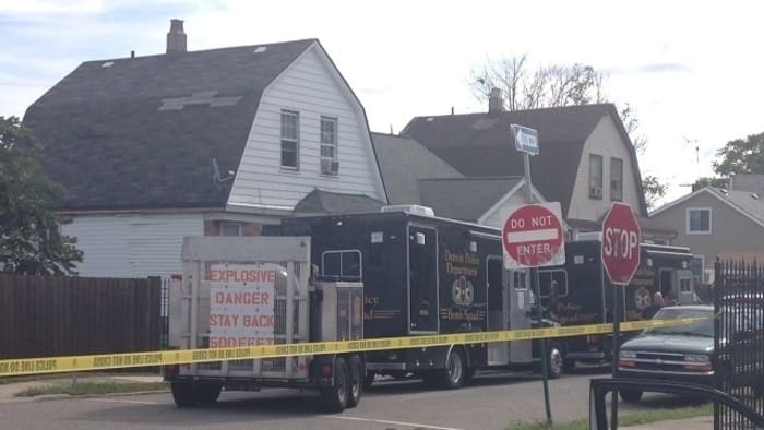 Suspect cooperating after booby-trapping marijuana growing operation