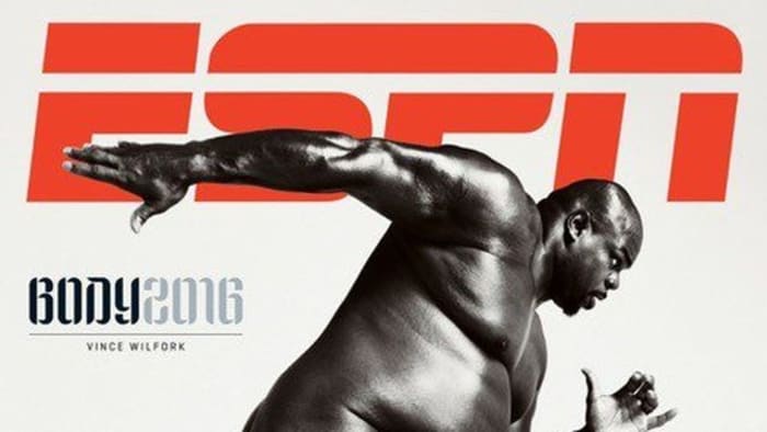 Texans' Vince Wilfork nude in ESPN Body Issue