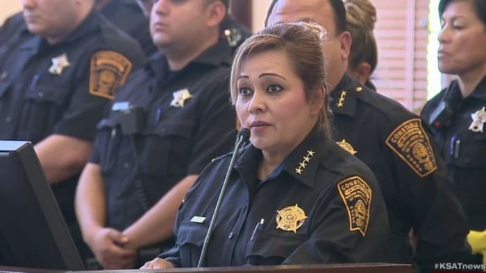 Constable Michelle Barrientes Vela makes official statement about ...