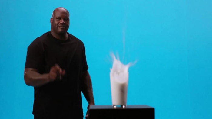 Shaq takes Oreo-dunking challenge to new level