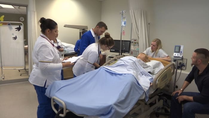 Labor, delivery simulation gives nursing students hands-on experience