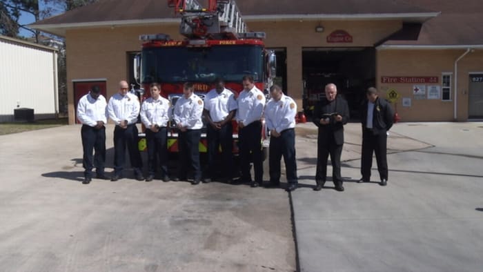 New JFRD fire truck blessed
