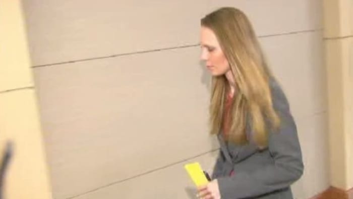 Woman accused of child abuse appears at courthouse