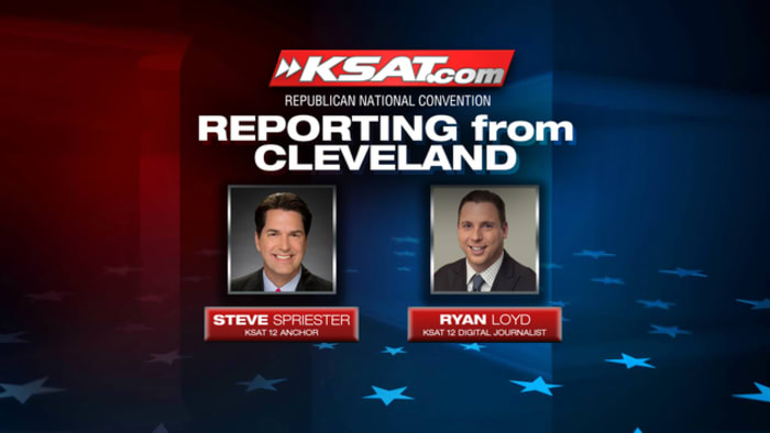KSAT 12 News at Republican National Convention