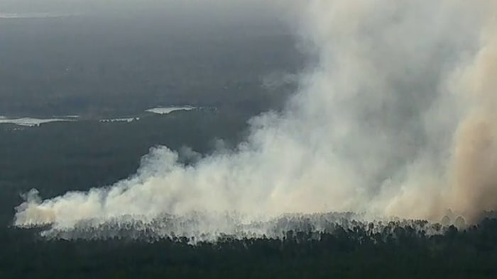 This map shows every active wildfire in Florida