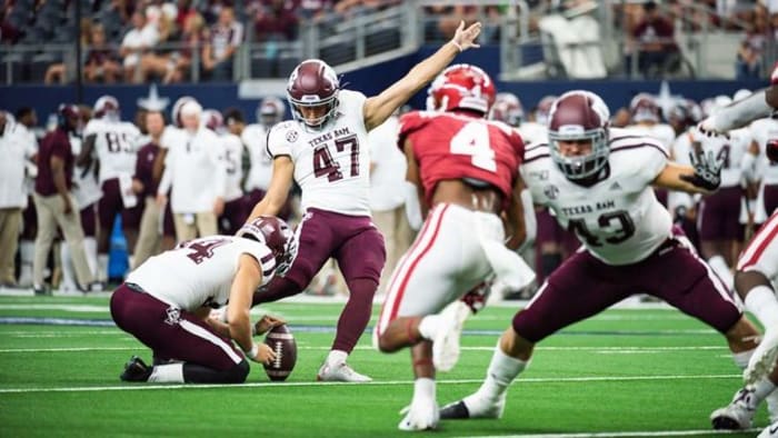 Katy product Seth Small kicks his way through Texas A&M