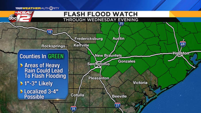 Track severe weather with KSAT Doppler radar online, on app