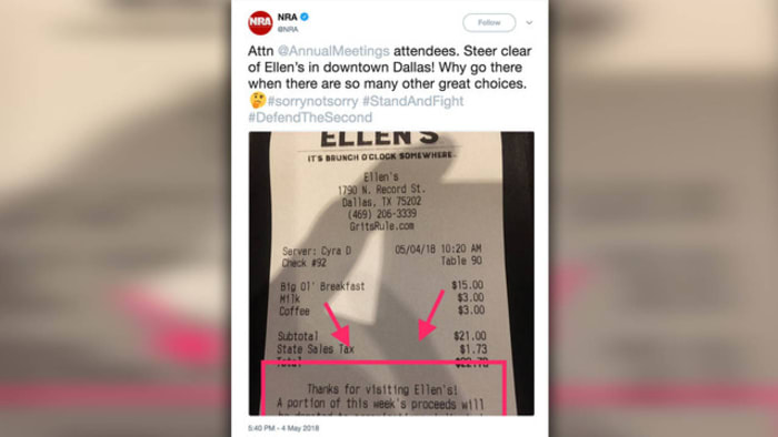 'Steer clear': Message at bottom of Texas restaurant receipt sparks ...